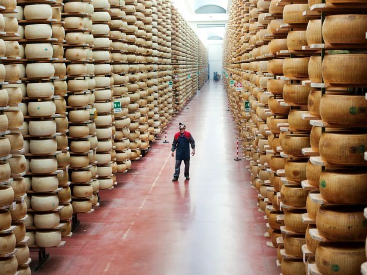 Italy Cheese Factory Accident; Man Crushed To Death By Cheese Wheels