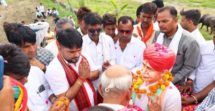 Colonel Kirori Bainsla created the identity of the society in the ...