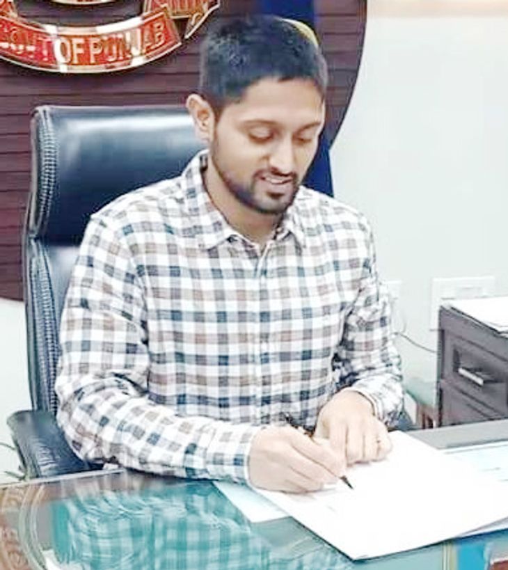 Paramveer Singh took over as Deputy Commissioner Mansa