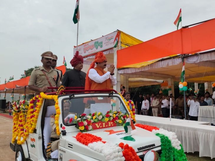 National festival celebrated with great pomp in Datia, Home Minister Dr ...