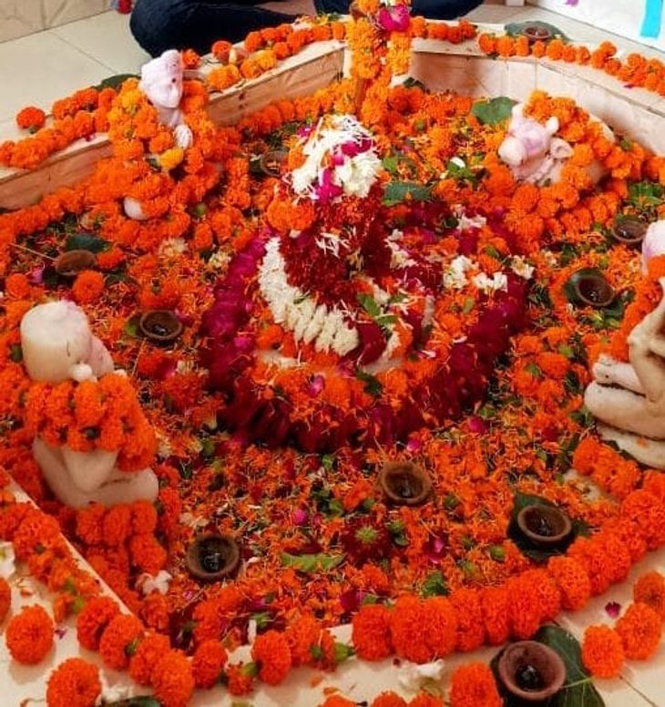 Shivji's tableau was decorated near Pipli Hanuman temple of Jahota ...