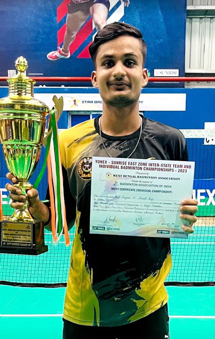 Raj Aryan won the title in the final of the badminton tournament | राज ...