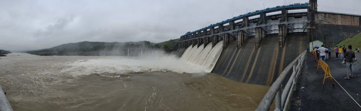 Five gates of Tawa Dam are open since 36 hours, water level of Narmada ...