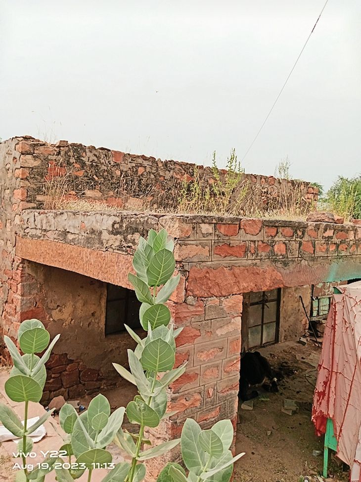 The community building built 30 years ago in Deshwal village was ...