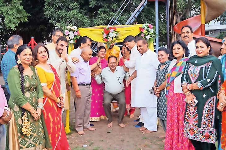 Shri Krishna Krupa Family Trust celebrated Teej | श्री कृष्ण कृपा ...