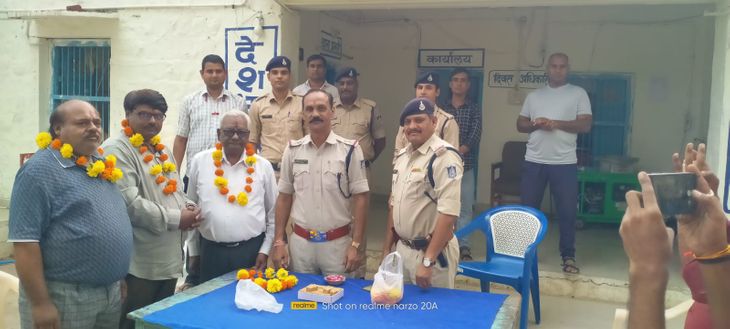 The relatives of the scientist were honored in the police station ...