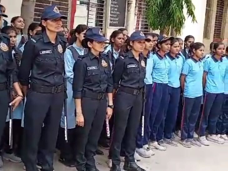 Special initiative for the safety of women in Sirohi Women police two ...