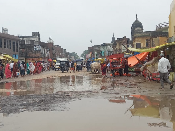 54 mm of torrential rain in Ayodhya