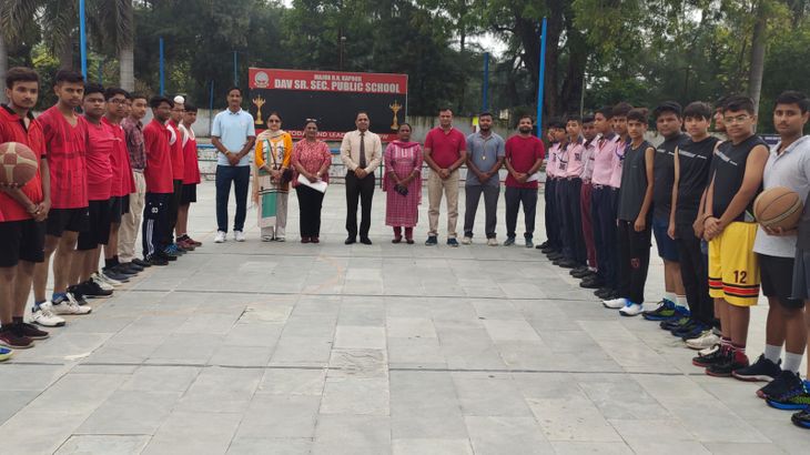 Basketball tournament at Major DAV School, Army Public School first in ...