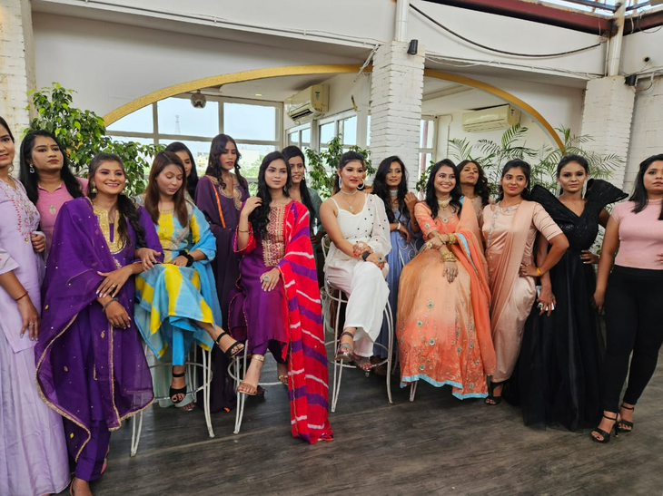 Glamorous finalist models seen at the look launch ceremony