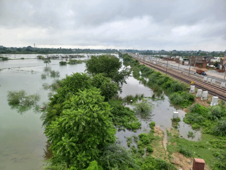 Rajasthan Monsoon Rainfall Photos; Jhalawar Kota Bharatpur Jaipur Rain News