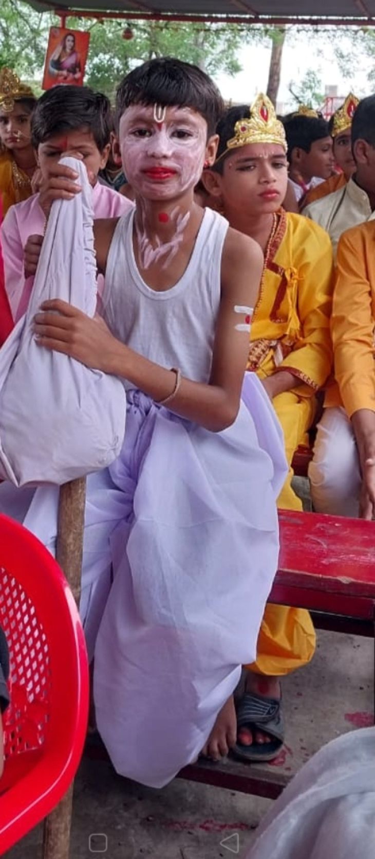 Krishna Utsav celebrated with pomp in Saraswati Shishu Mandir | सरस्वती ...