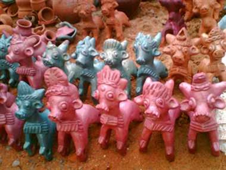 Nandi bull was worshiped in every house, enthusiasm of Pola festival ...