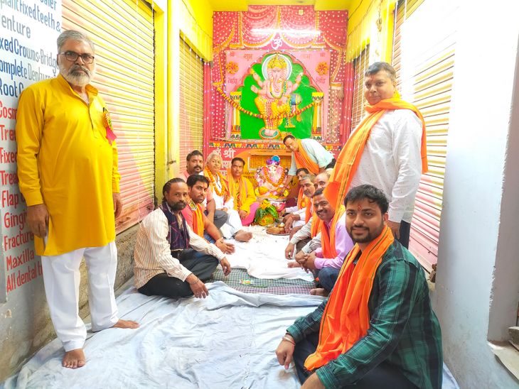 Ganesh Chaturthi festival celebrated with pomp in Nadbai | नदबई में ...