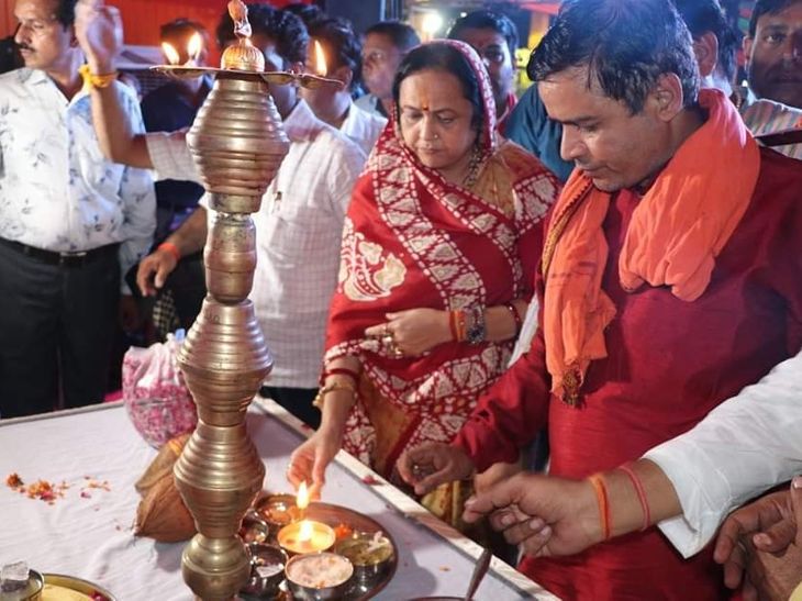 Grand Devi Jagran took place in the fair Shri Dauji Maharaj | मेला श्री ...