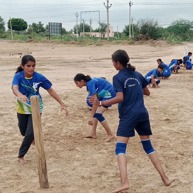 District level Kho-Kho competition started in Bissau, team of ...