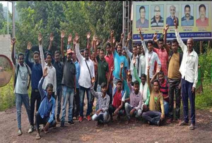 SAIL Gua management removed 35 youth of Sarda from work, warned of ...