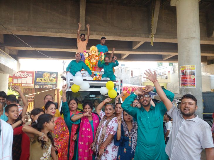 10 day Ganesh Utsav concluded in the under construction Vighnaharta ...