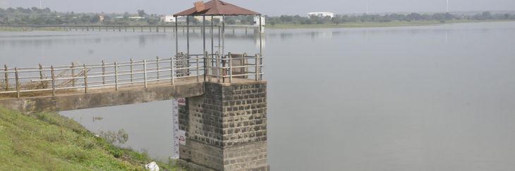 17 feet water accumulated in 23 feet capacity dam, shortage of water ...