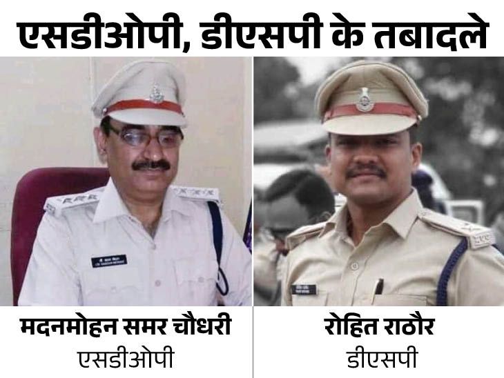 Transfer of Sohagpur SDOP to Bhopal and transfer of Ajak DSP to Chitrakoot. | डीएसपी-एसडीओपी के ...