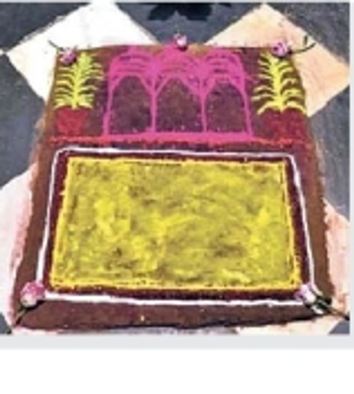 Shared composition for 16 days in temple Shri Ladliji; Where Radhaji ...