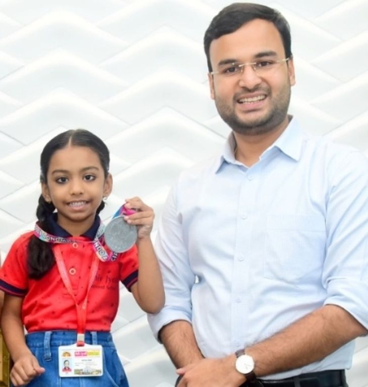 Silver to Mitisha of Shiv Jyoti Convent | शिव ज्योति कॉन्वेंट की मितिशा ...