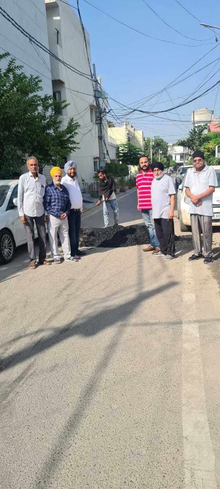 Patchwork started in Model Town Extension A Block | मॉडल टाउन एक्सटेंशन ...