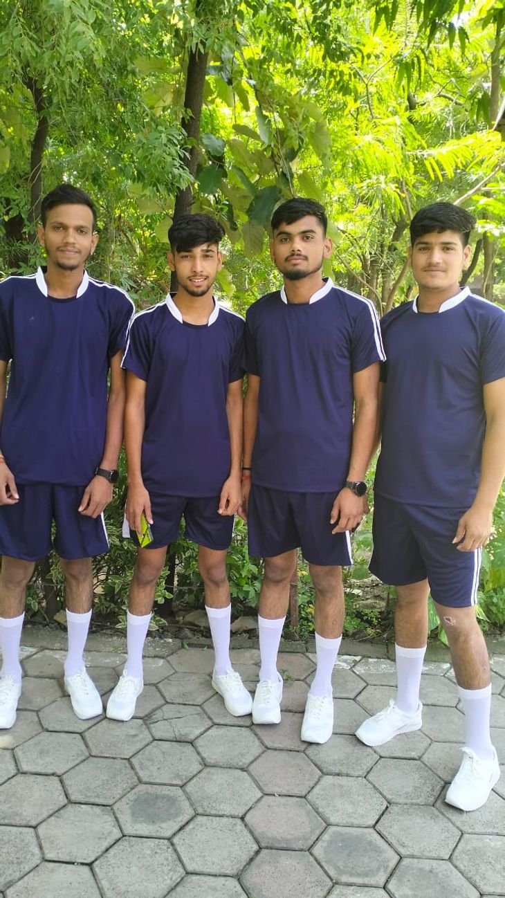 Four players selected for state level Lagori Satoliya | राज्य स्तरीय ...