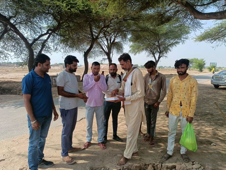 Under Kisan Path Yojana, foundation stone of asphalt road in 19 MD ...