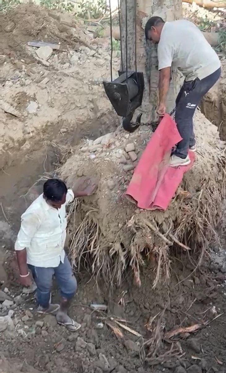 Sonipat's environmental guards reached Sirsa and saved a 30-year-old ...