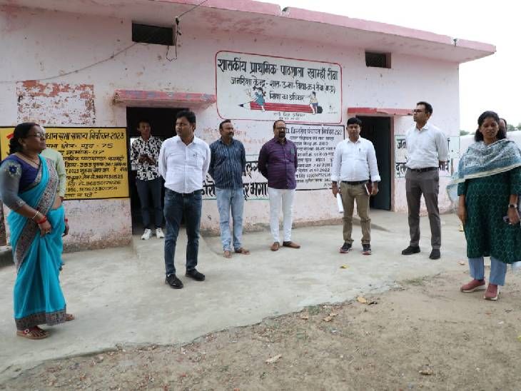 Collector and District Election Officer inspected polling stations in ...