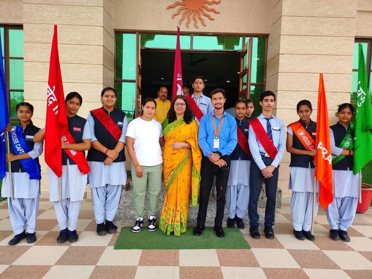 Asian Gold Medalist Anu-Rani welcomed at Rudra International School ...