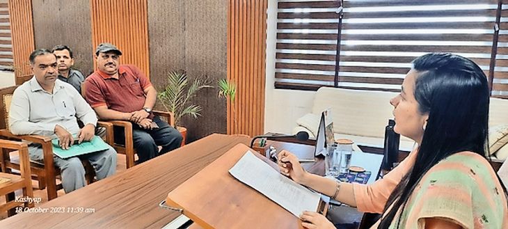 DC held a meeting with the officials and gave instructions to complete ...