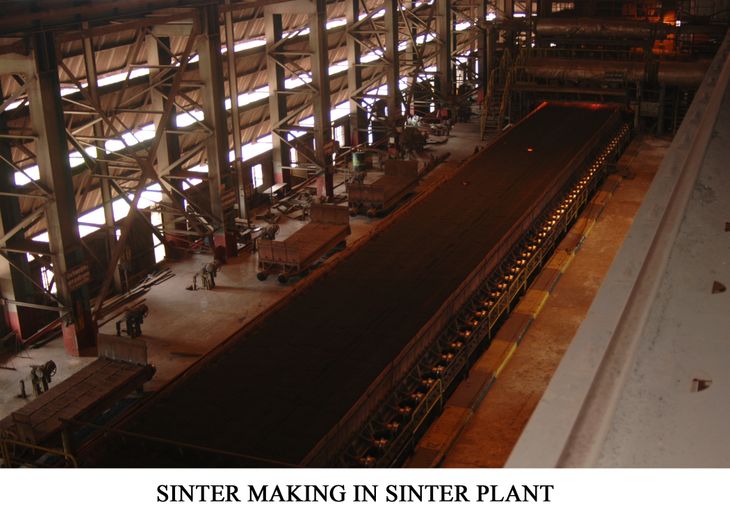 The plant's sinter plant created a new record in daily production ...