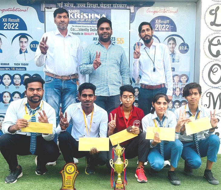Children won gold medals in CBSE Cluster-15 athletics competition ...