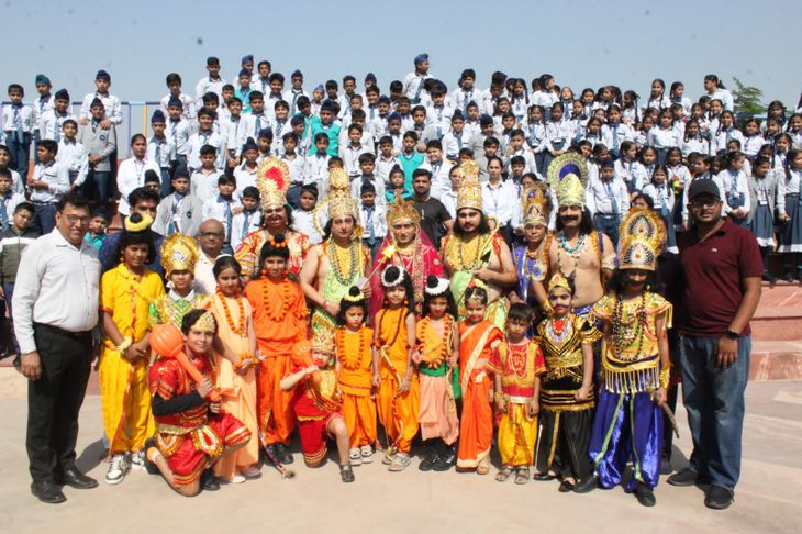 Dussehra celebrated with devotion in Tandon School | टंडन स्कूल में ...