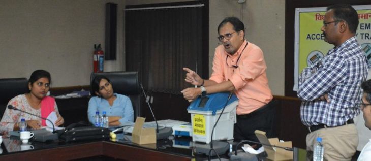 M-3 voting machines can be used for election work. 24 ballot units can ...