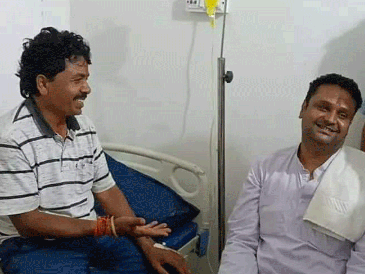 Congress candidate Umesh Patel reached hospital to meet BJP candidate ...