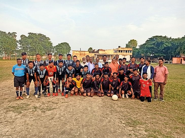 Bihar Premier Football League in the campus of Acharya Narendra Dev ...