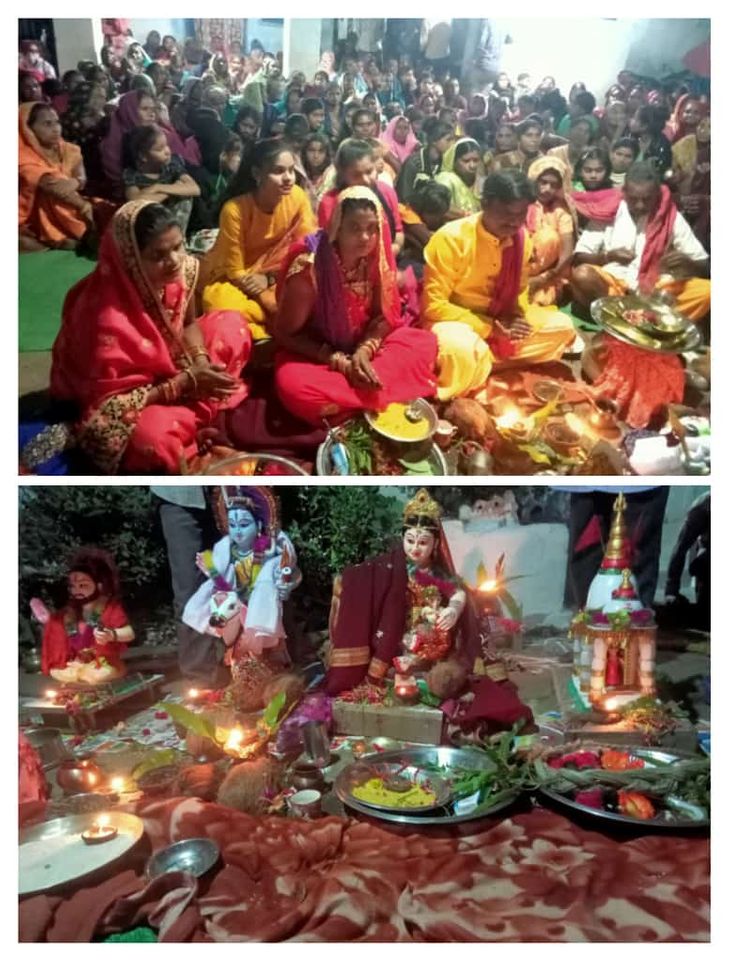 Gaura-Gauri Utsav was organized, villagers became wedding guests in ...
