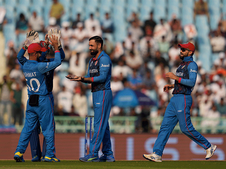Rashid Khan | Netherlands vs Afghanistan World Cup match top moment ...