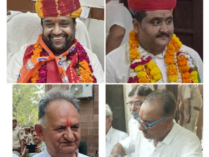 When the auspicious time came, Rathod filed his nomination after an ...