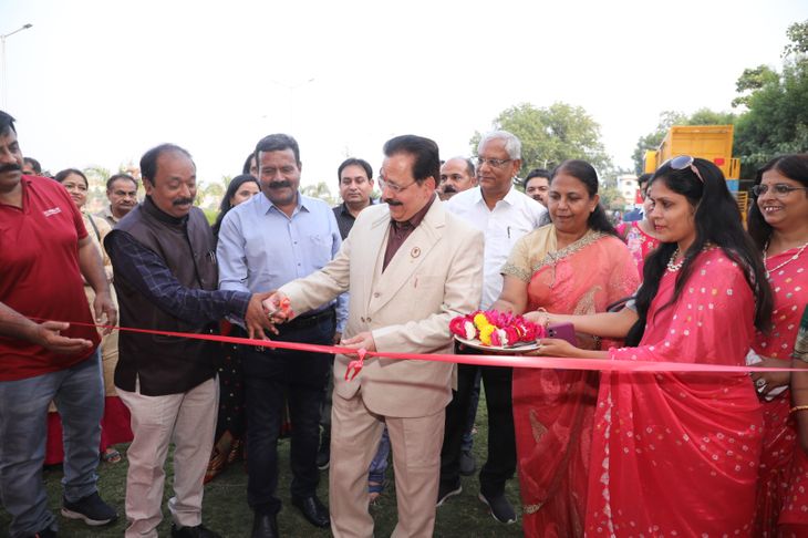 GGR Expo inaugurated on river front in Shivganj | शिवगंज में रिवर फ्रंट ...