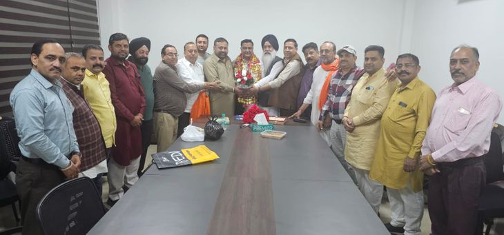 Jatinder Mittal, who became the state vice president of BJP, was ...