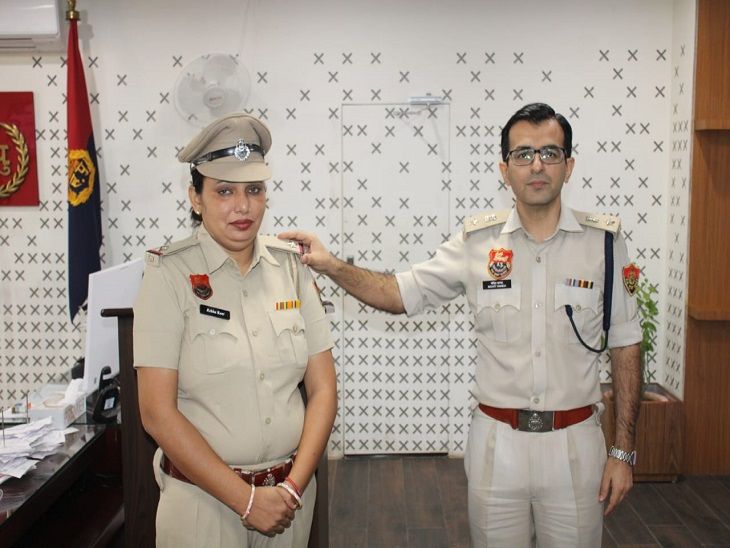 Hisar SP Star Employees ASI,Hisar Police, SP Mohil Handa, Hisar ...