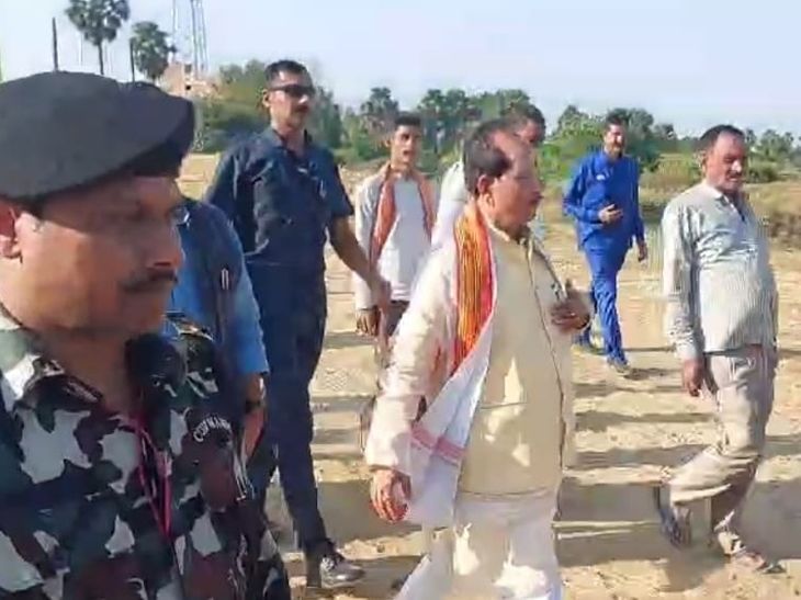 Vijay Kumar Sinha got angry at the administration during ghat ...