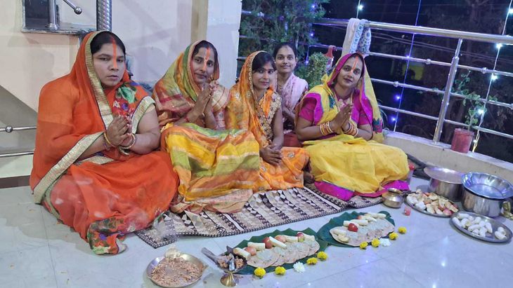 Today, devotees will offer prayers to the setting sun at Mahadev Ghat ...