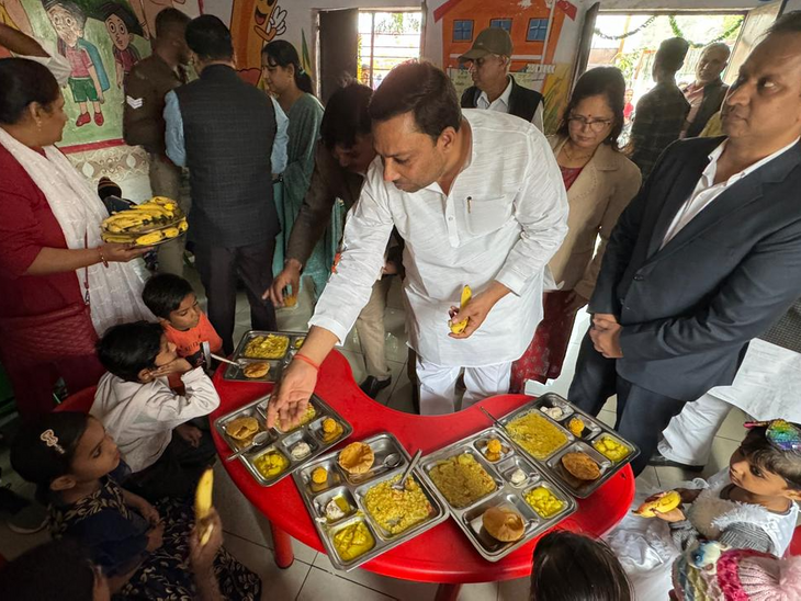 Launch of Hot Cooked Meal Scheme at Anganwadi Centers