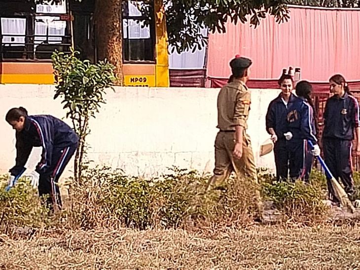 NCC Day celebrated at Choithram School North Campus in Indore | इंदौर ...