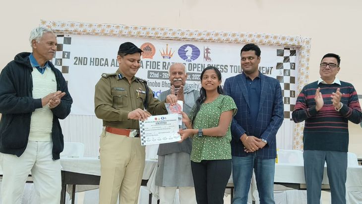 Five day chess competition concludes...Pradeep of Tamil Nadu tops ...
